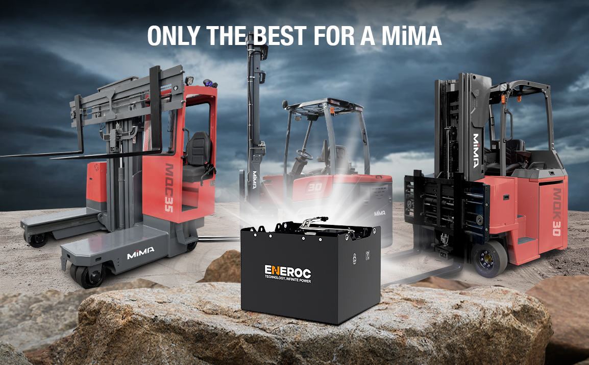 Why MiMA Uses ENEROC Batteries in Forklifts | Mima Forklifts UK